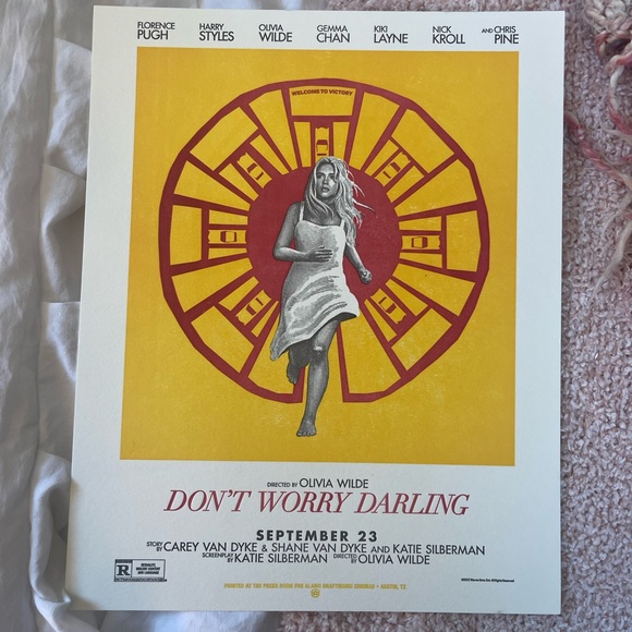 Other | Dont Worry Darling Poster | Poshmark